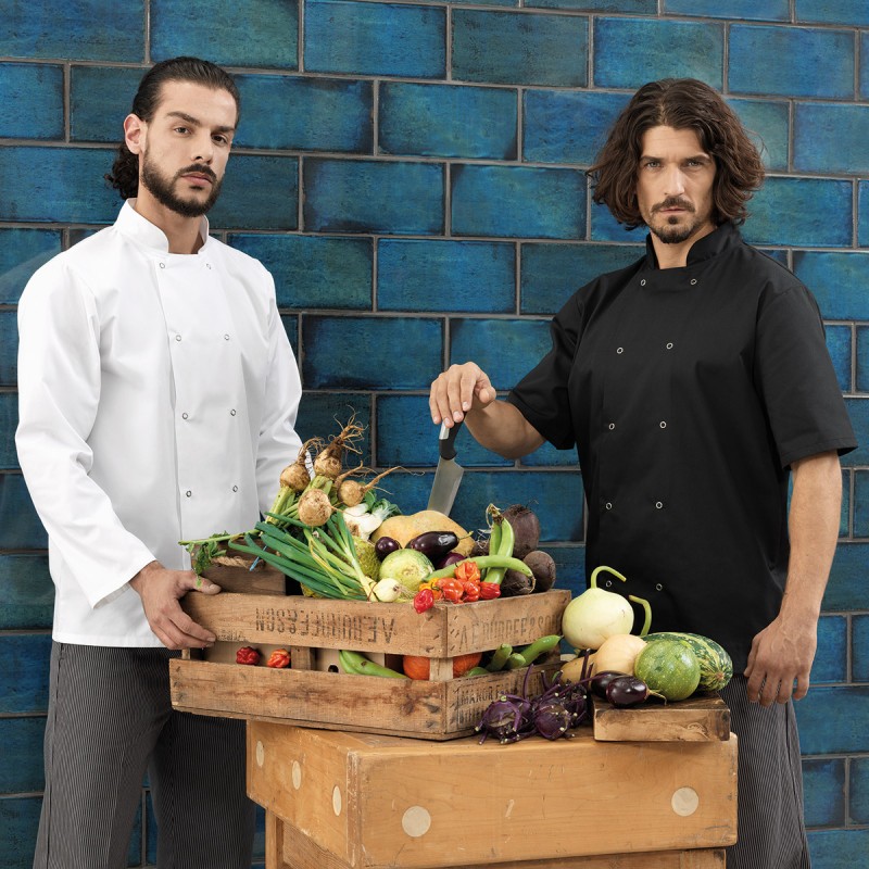 Long Sleeve Press Stud Chef'¬ís Jacket